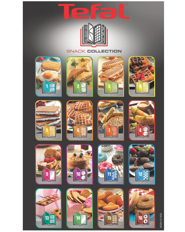 Tefal Snack Collection - Wafers - box 5 - se udvalget